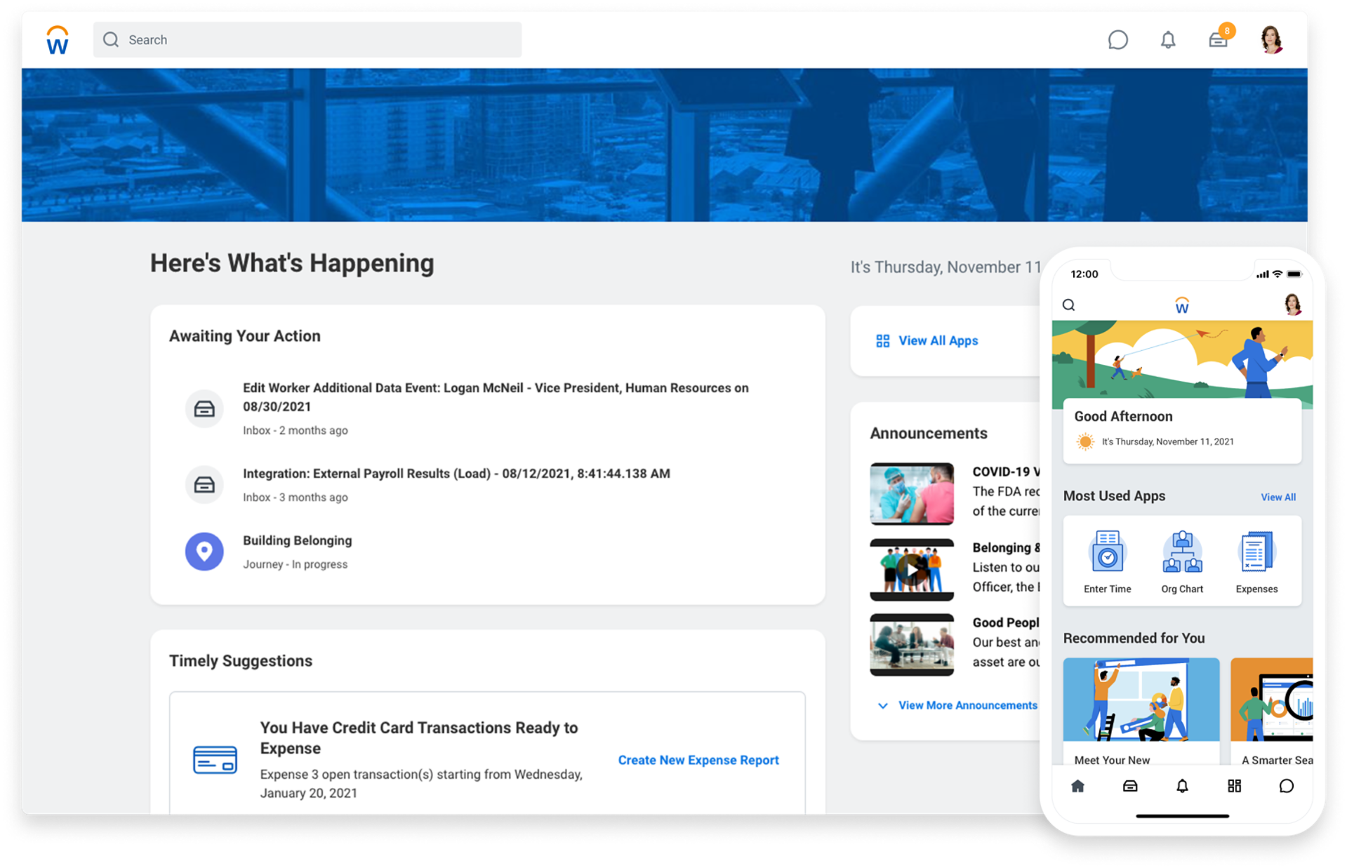 Cloud Technology Platform and ERP System | Workday