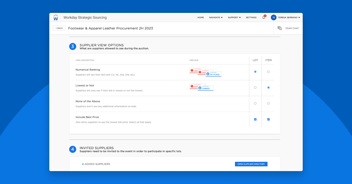Strategic Sourcing for Retail | Workday SA