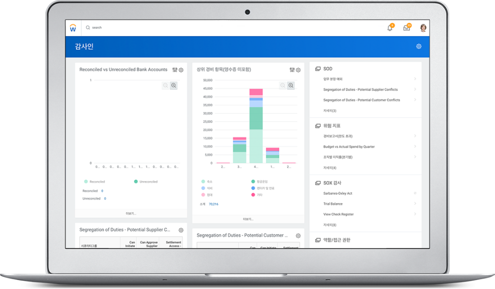 클라우드 ERP | ERP(Enterprise Resource Planning) 소프트웨어 | Workday 한국